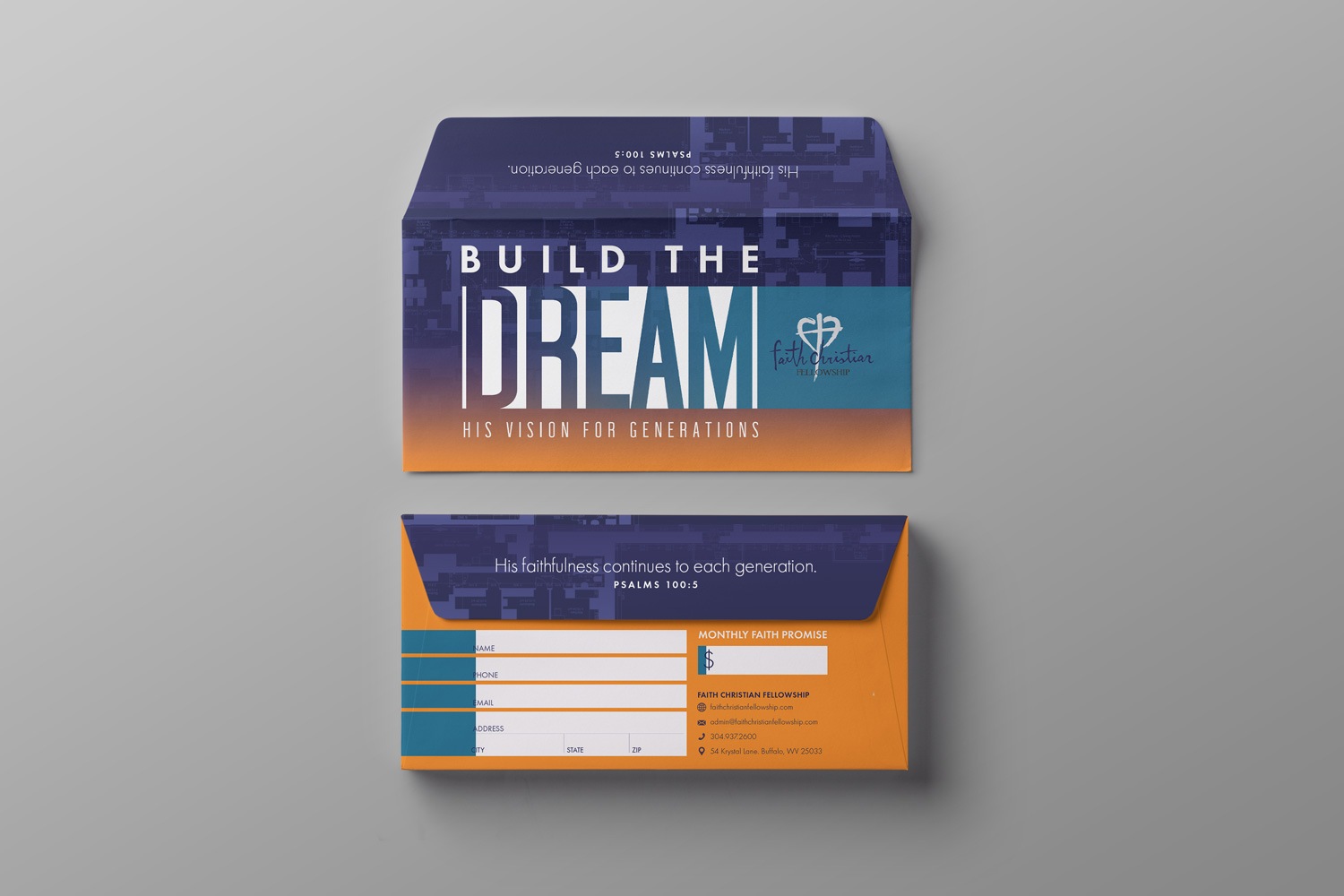 Offering Envelope Design & Print | Church Campaign Media