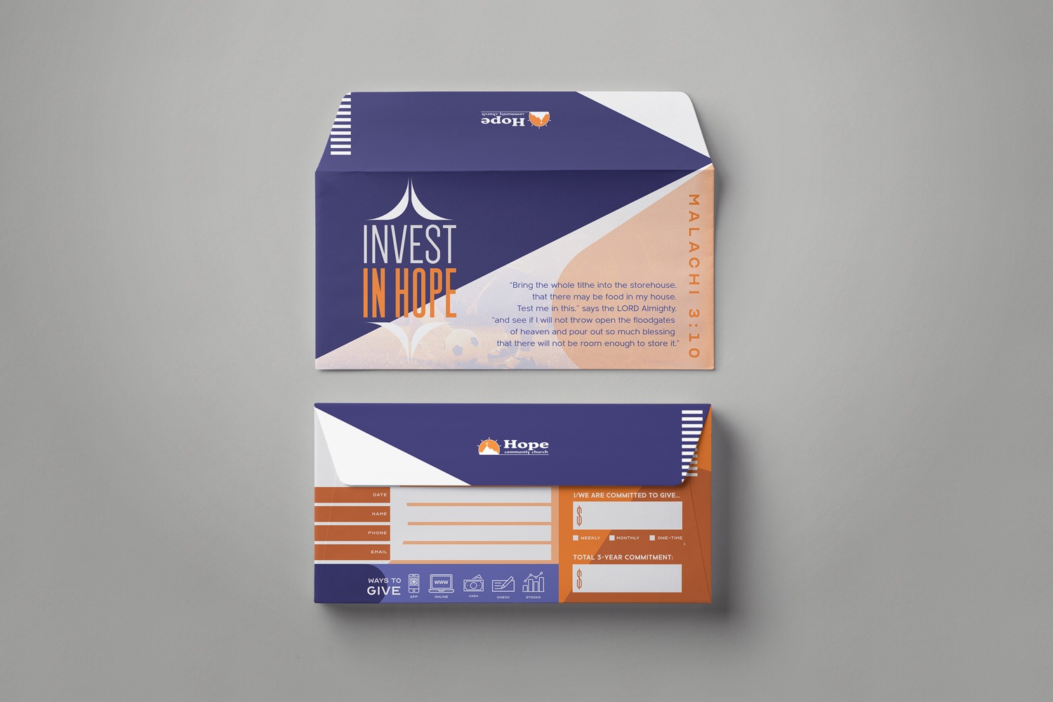 Offering Envelope Design & Print | Church Campaign Media