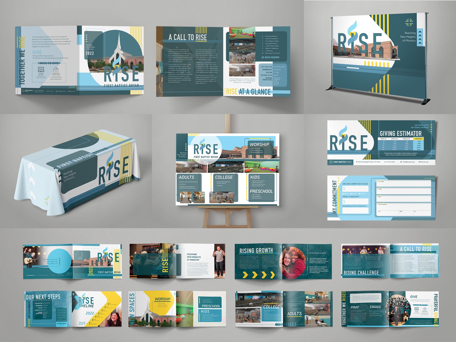 On-Brand Church Capital Campaign Materials, Ideas & Examples For FBC ...