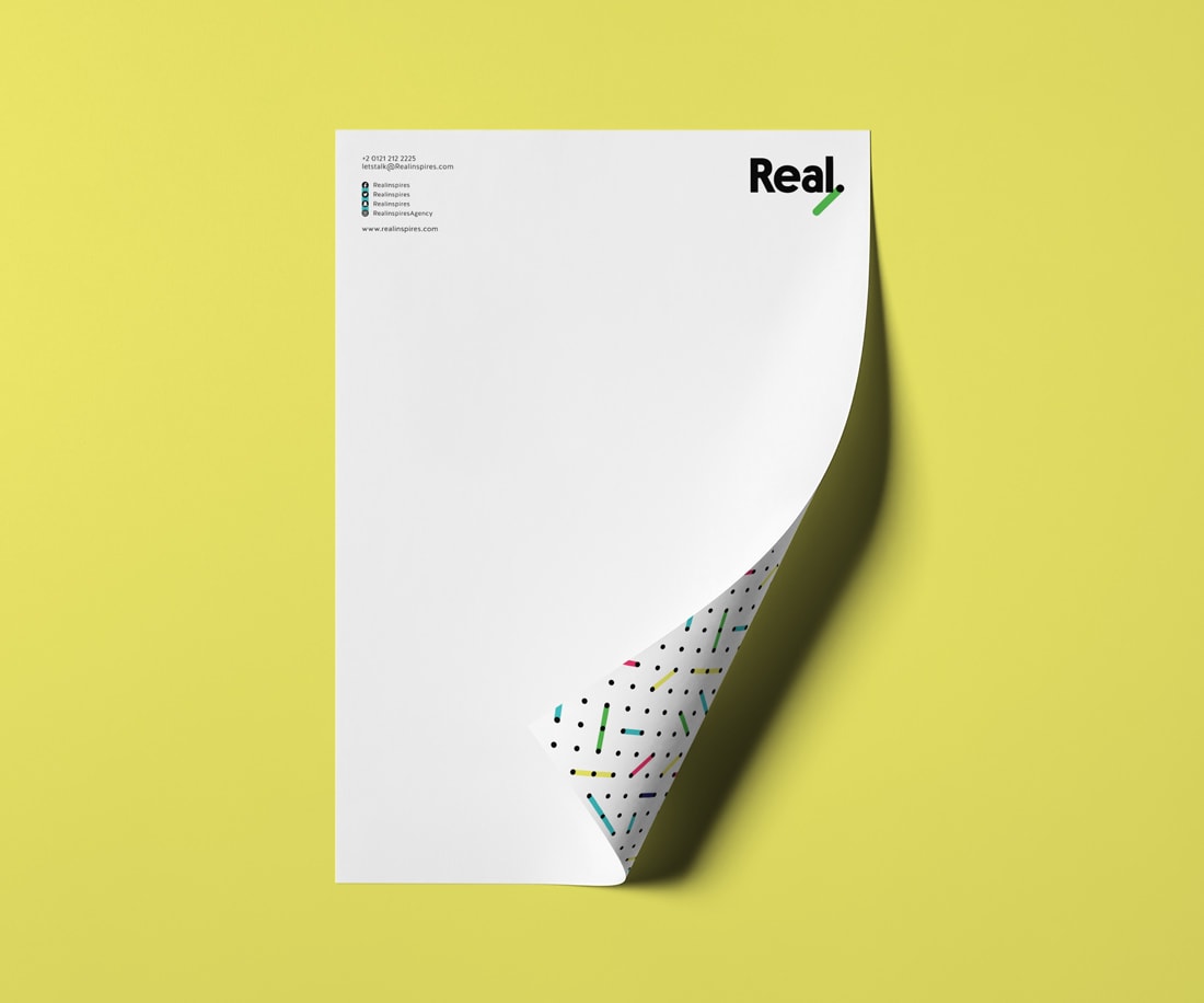 Real Inspires – Brand Identity – LET'S PANDA