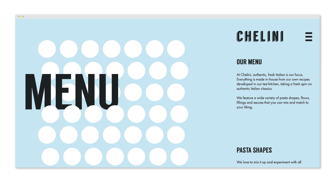 Chelini Pasta – Branding & Web Design – LET'S PANDA