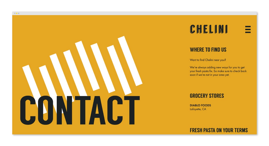 Chelini Pasta – Branding & Web Design – LET'S PANDA