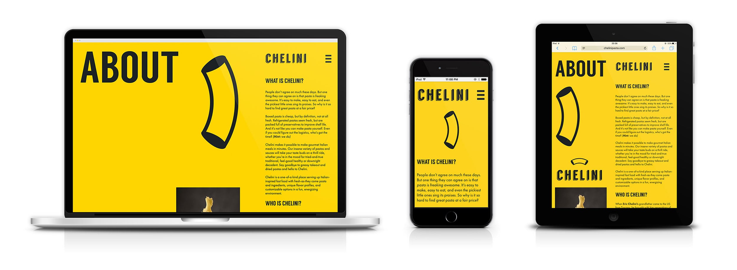 Chelini Pasta – Branding & Web Design – LET'S PANDA