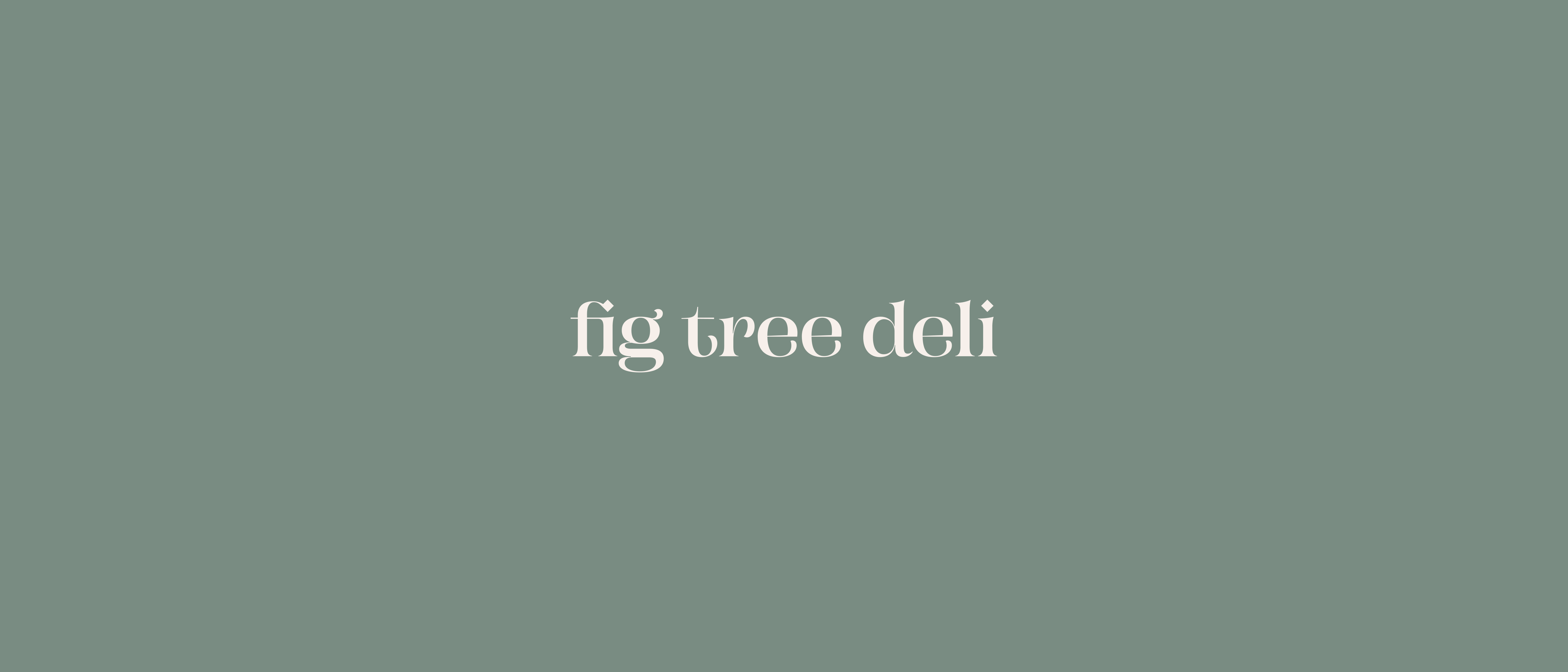 Fig Tree Deli – Logo, Branding & Packaging