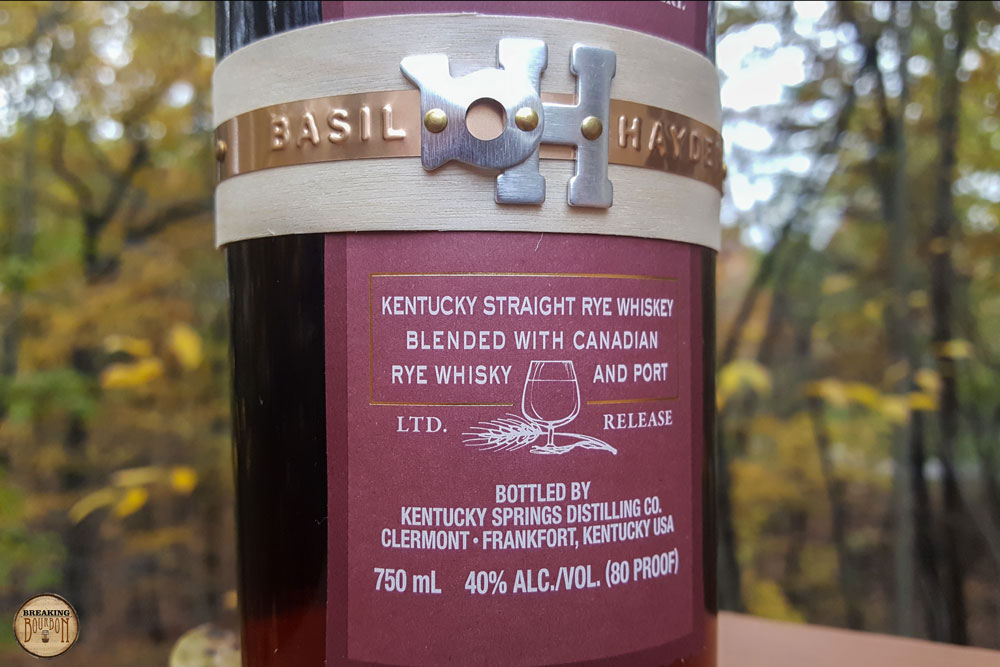 Basil Hayden's Dark Rye Review | Breaking Bourbon