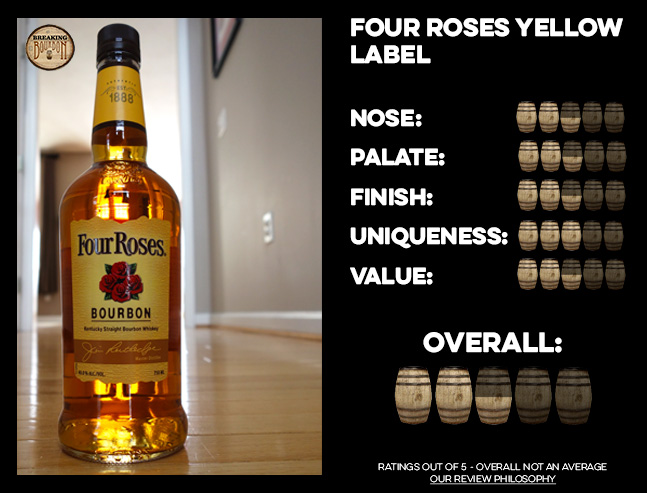 Four Roses Yellow Label Review | Breaking Bourbon
