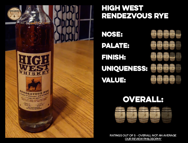High West Rendezvous Rye Review | Breaking Bourbon