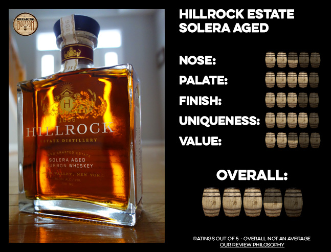 Hillrock Estate Solera Aged Bourbon Review | Breaking Bourbon
