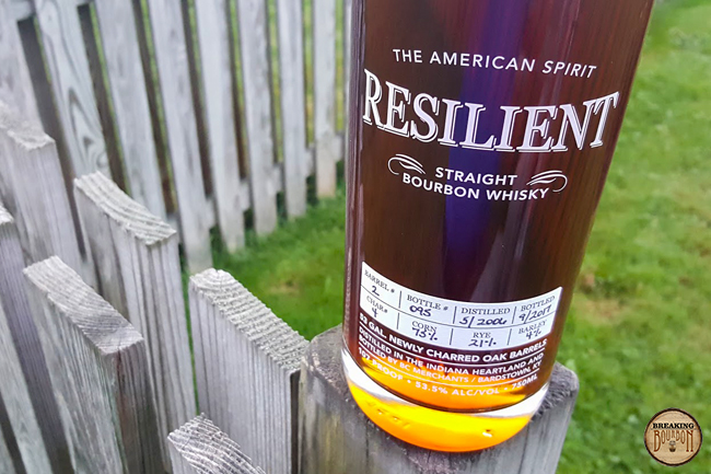Resilient Straight Bourbon Whisky Barrel #2 Tasting Notes | Breaking ...