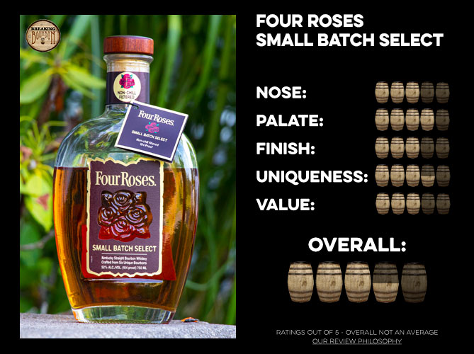 Four Roses Small Batch Select Bourbon Review | Breaking Bourbon
