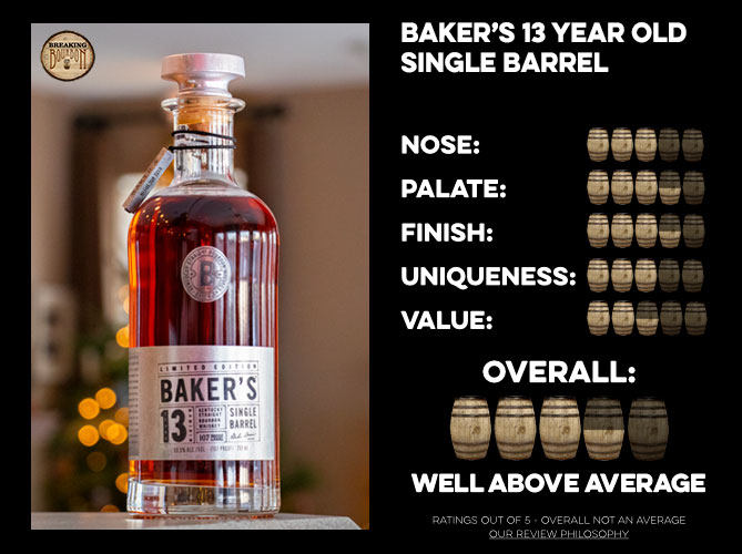 Baker’s 13-Year-Old Single Barrel Review | Breaking Bourbon
