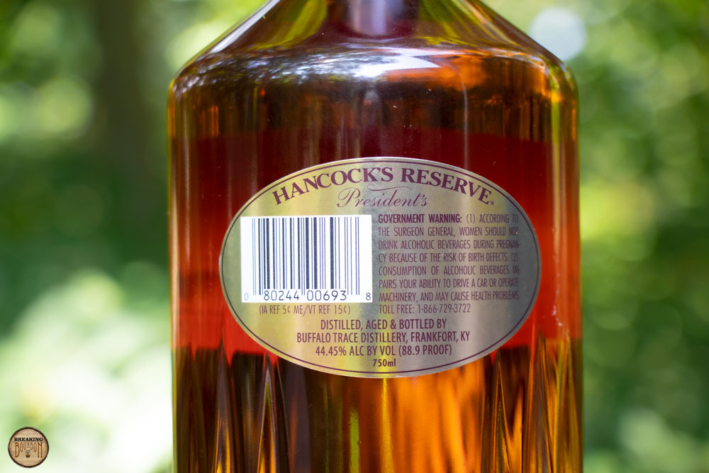 Hancock’s President's Reserve Single Barrel Bourbon Review | Breaking Bourbon