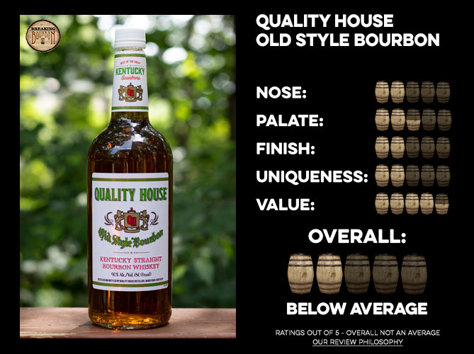 Quality House Old Style Bourbon Review | Breaking Bourbon