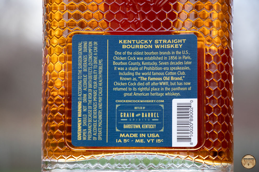 Chicken Cock Kentucky Straight Bourbon Review Breaking Bourbon 5475