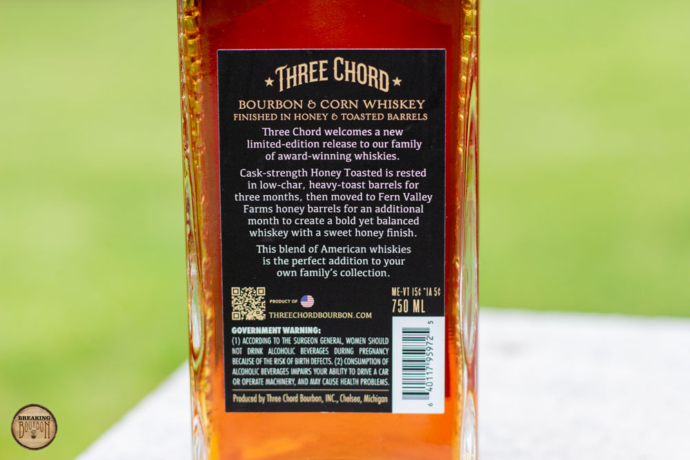 Three Chord Honey Toasted Whiskey (Batch 1) Review | Breaking Bourbon
