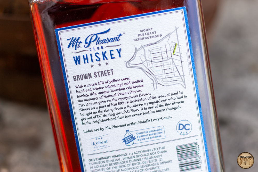 Mt. Pleasant Club Whiskey Brown Street Bourbon Review | Breaking Bourbon