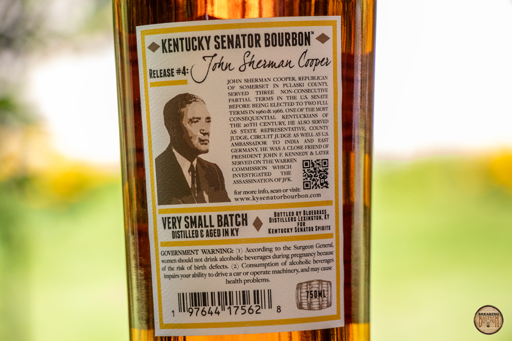 Kentucky Senator Bourbon (Release #4) John Sherman Cooper Review ...