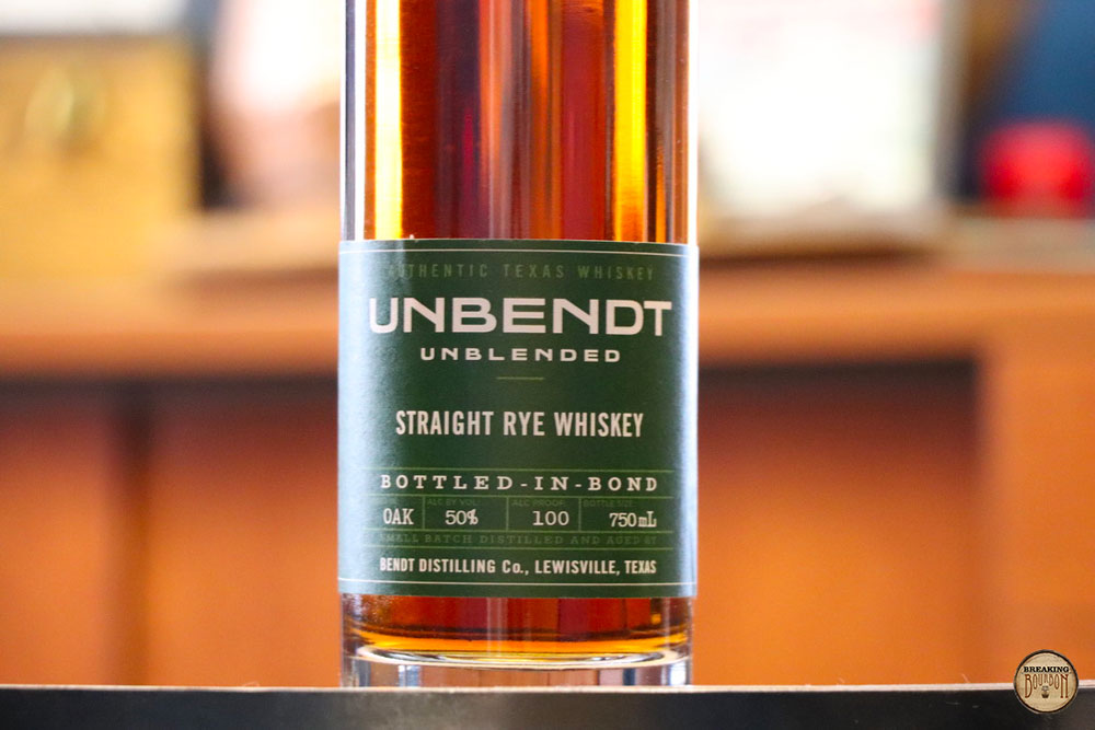 Unbendt Unblended Straight Rye Bottled-In-Bond Review | Breaking Bourbon