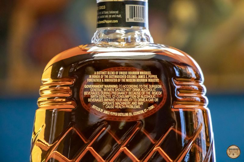 James E. Pepper Barrel Proof Decanter Bourbon Review | Breaking Bourbon