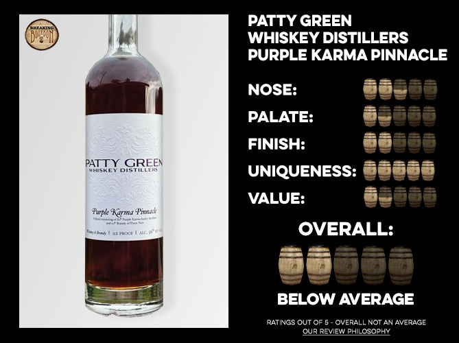 Patty Green Whiskey Distillers Purple Karma Pinnacle Review | Breaking ...