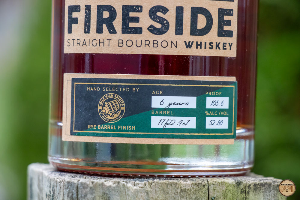 Fireside Rye Barrel Finish Bourbon Review | Breaking Bourbon