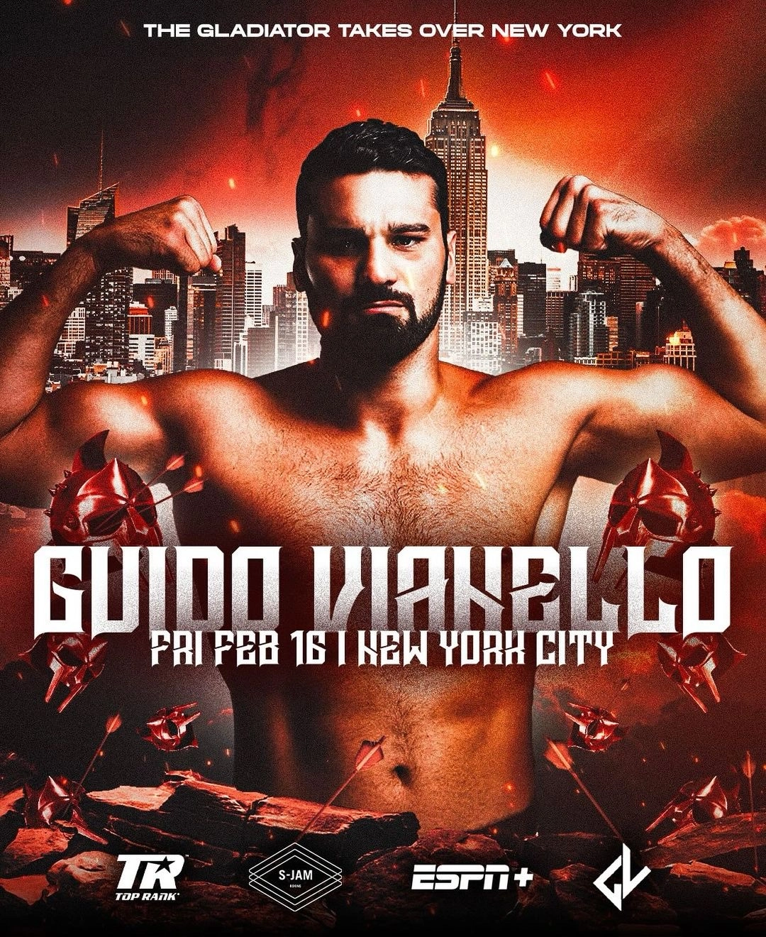 Guido Vianello: Heavyweight Gladiator returns to action in New York.