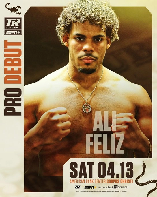 Team USA's number one prospect Ali Felix signs with Top Rank Boxing.