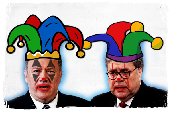 The Hypocrisy of Bilious Barr and Pompous Pompeo