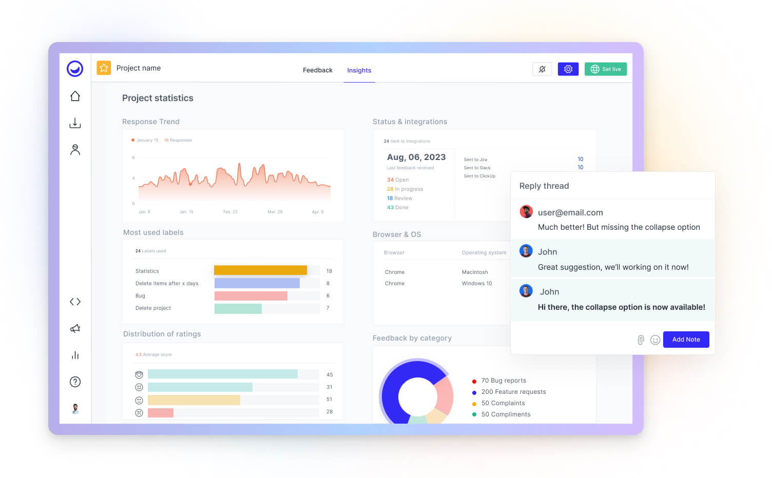 Usersnap | Your #1 User Feedback Platform