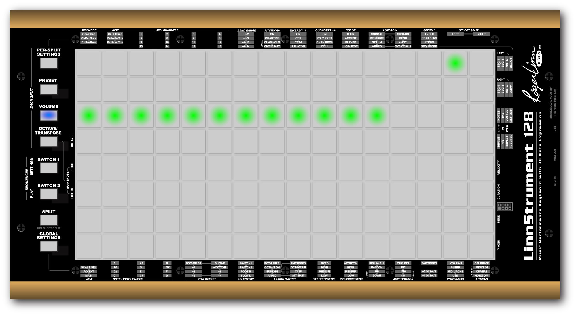 LinnStrument Support - Panel Settings
