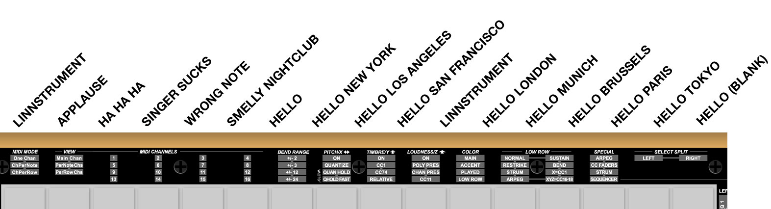 LinnStrument Support - Panel Settings