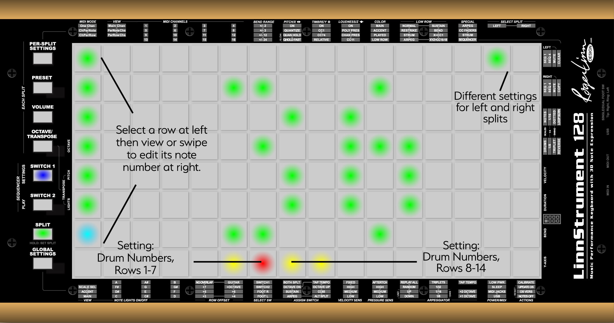 LinnStrument Support - Panel Settings
