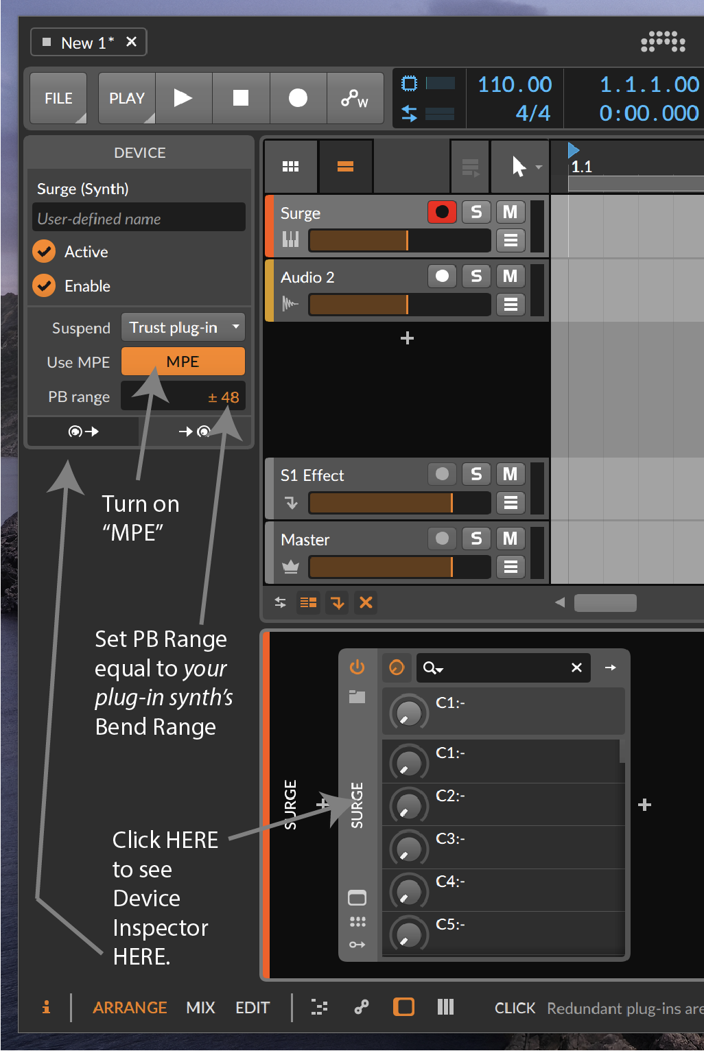 Support - LinnStrument - Free Bitwig Studio 8-Track