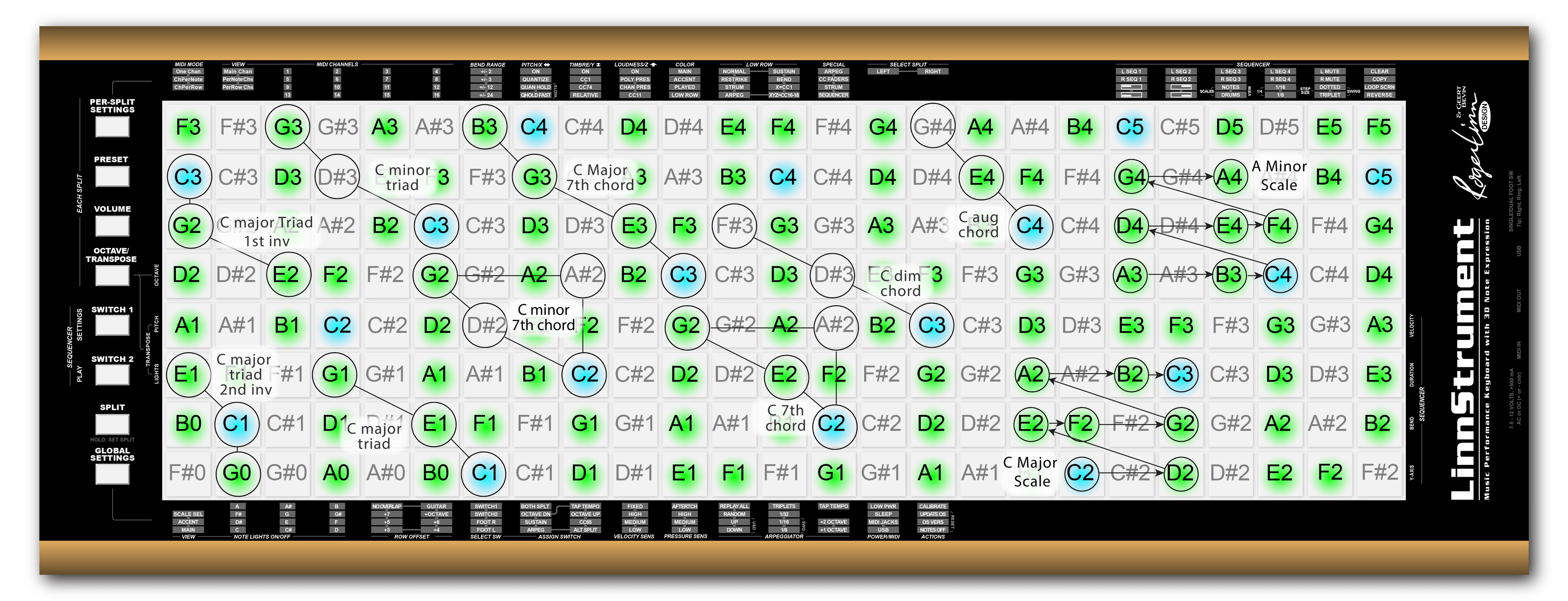 Support - LinnStrument - Chord and Scale Shapes
