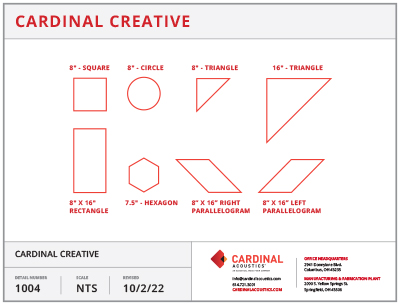 Detailed Product Sheets