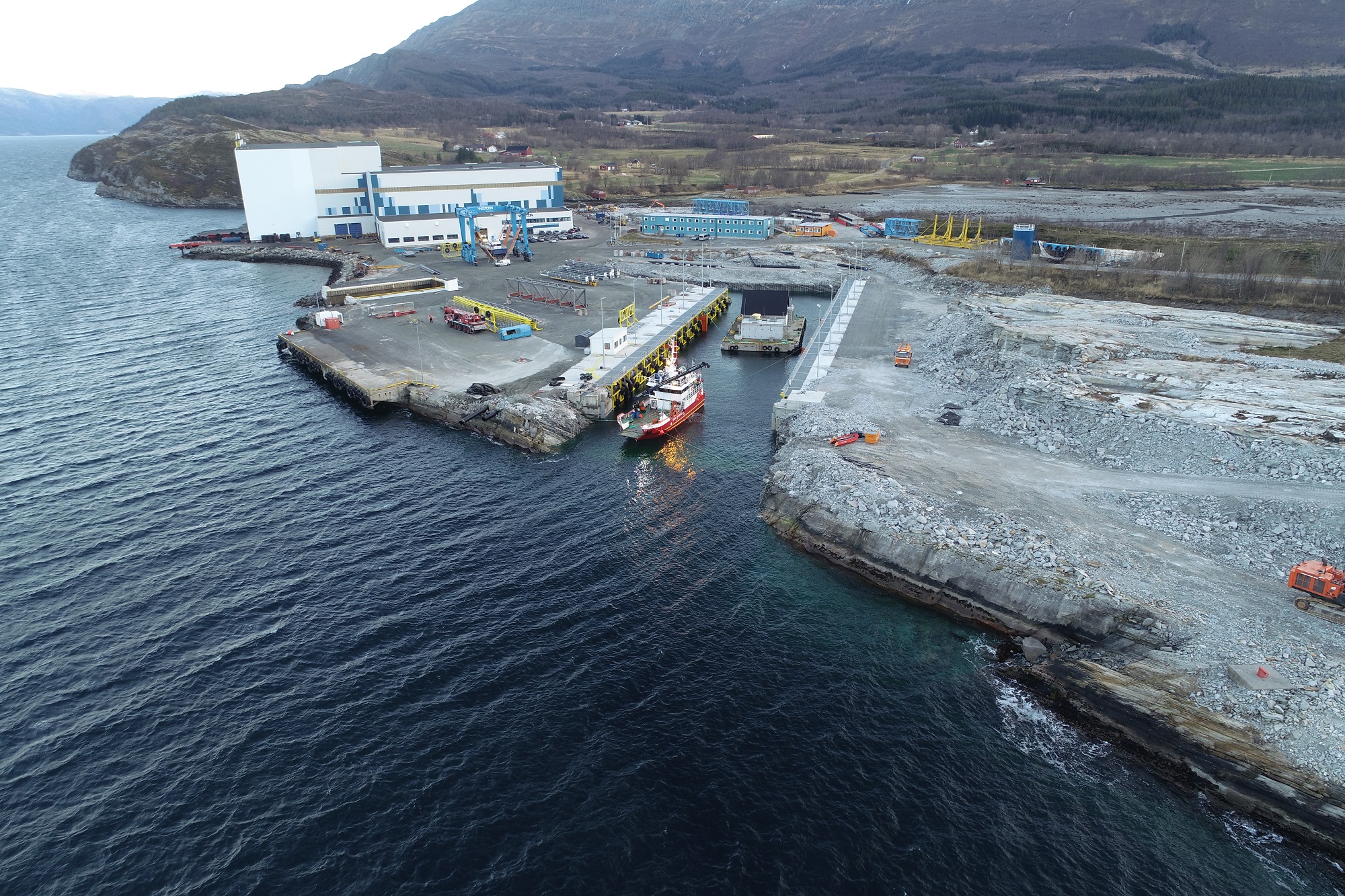 Westcon | Westcon Helgeland åpnet ny dokk