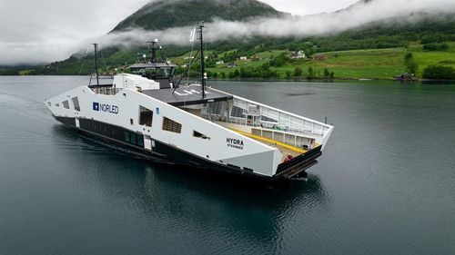 Westcon | MF Hydra sin første tur med utslippsfri hydrogen