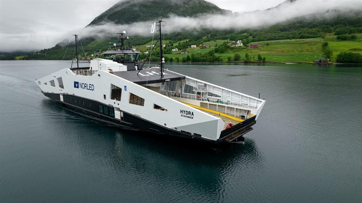 Westcon | MF Hydra sin første tur med utslippsfri hydrogen