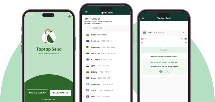 Envie dinheiro para o Brasil na velocidade do PIX