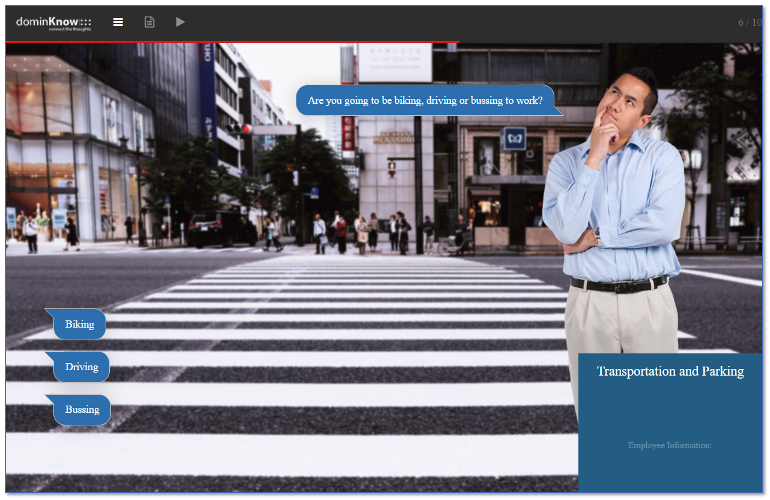 Scenario-Based eLearning Example: Personalization without Programming