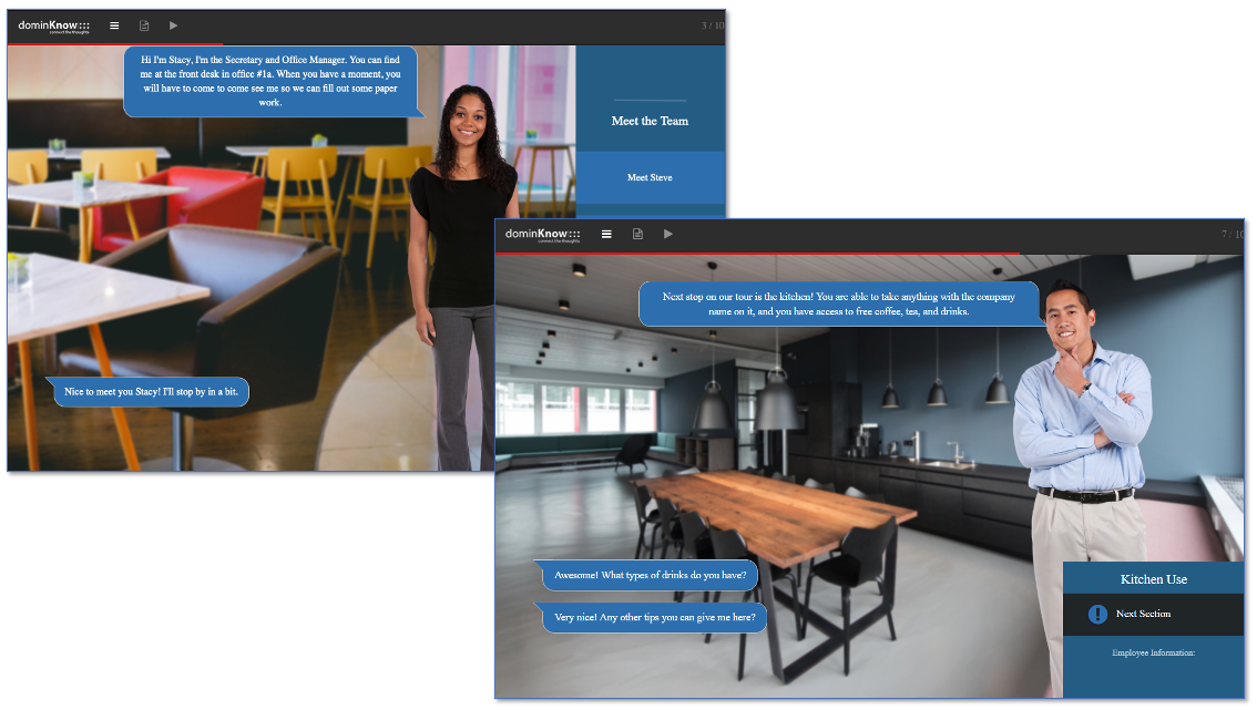 Scenario-Based eLearning Example: Personalization without Programming