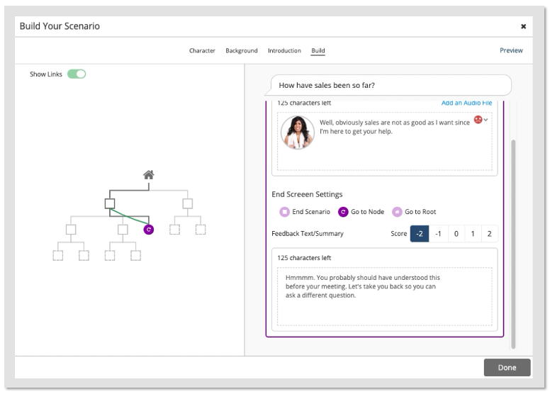 Scenario-Based eLearning Example: Personalization without Programming
