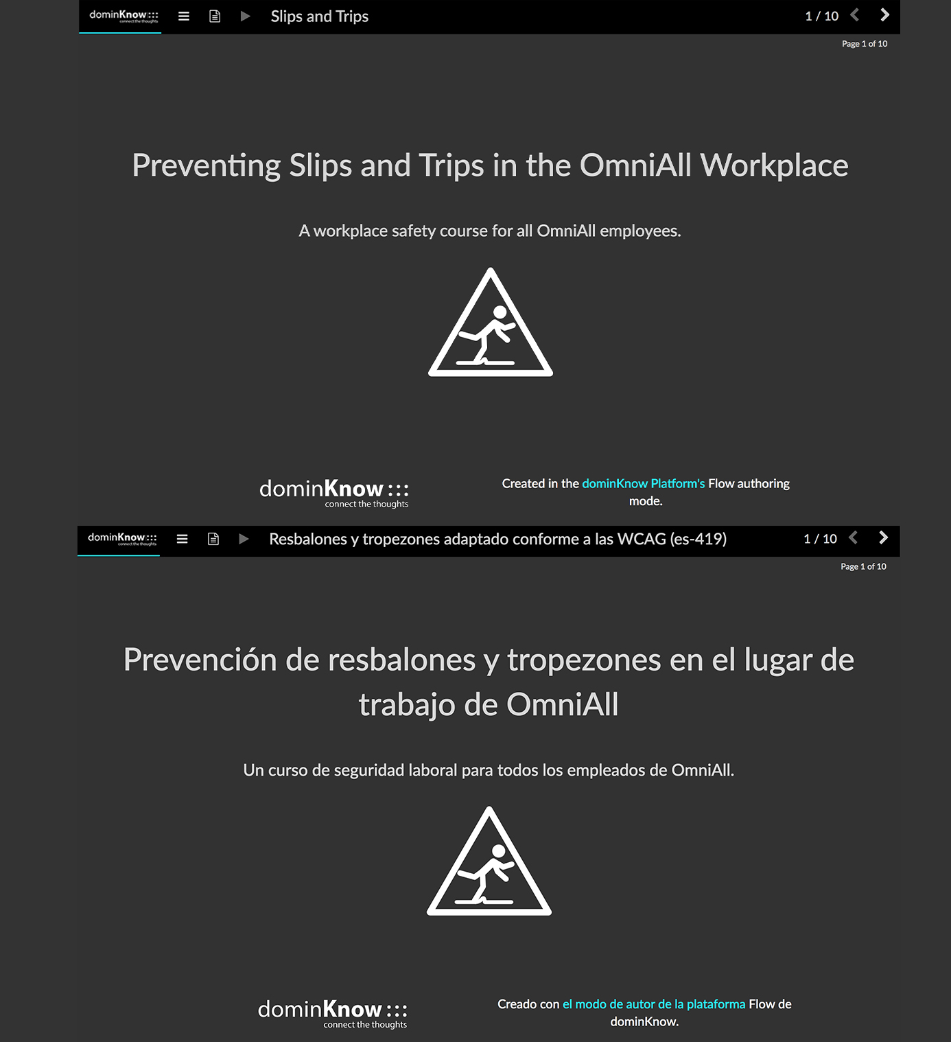 Accessible eLearning Example