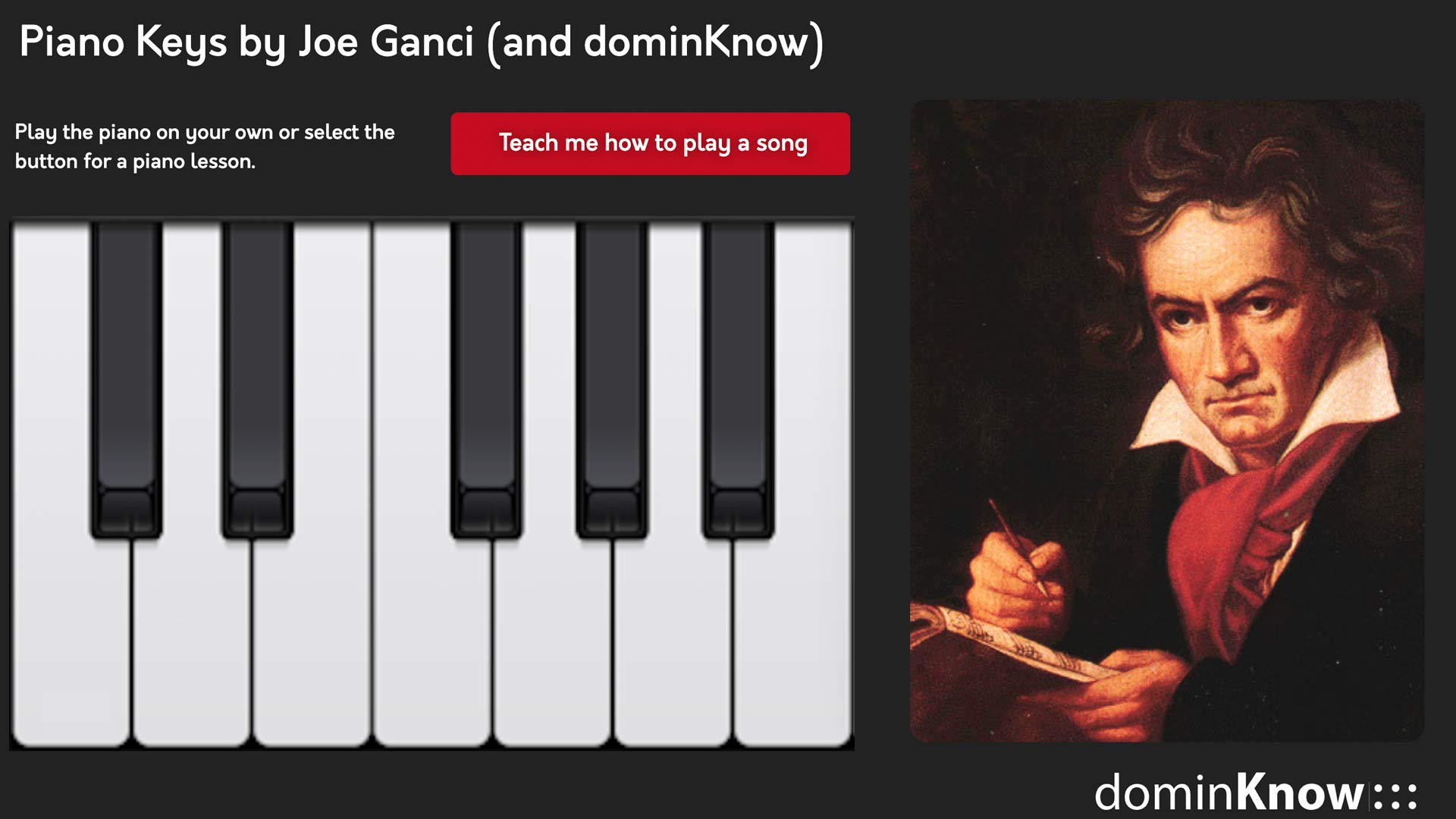 How to play the piano