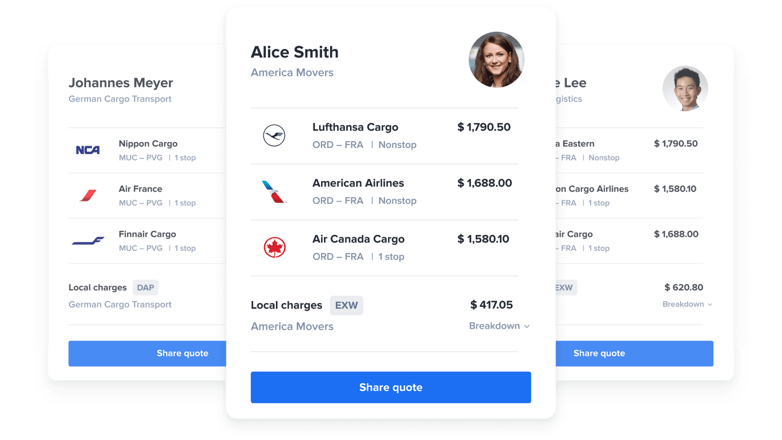 cargo.one | Get airline and agent rates within seconds, not hours.