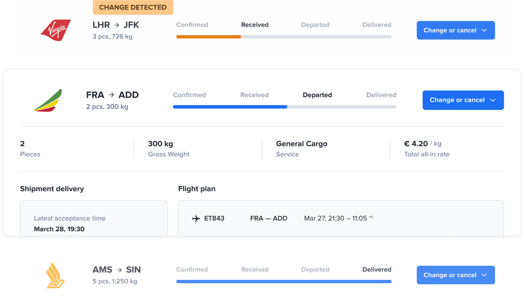 cargo.one | Get airline and agent rates within seconds, not hours.