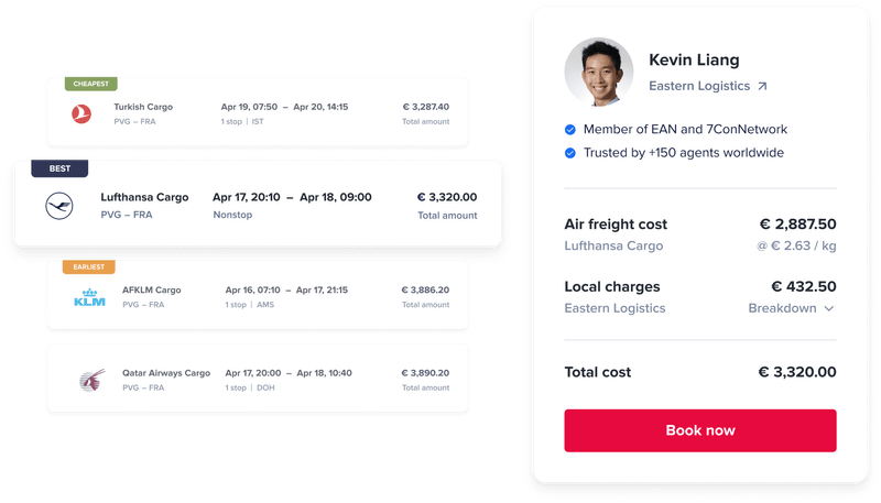 cargo.one | Get airline and agent rates within seconds, not hours.