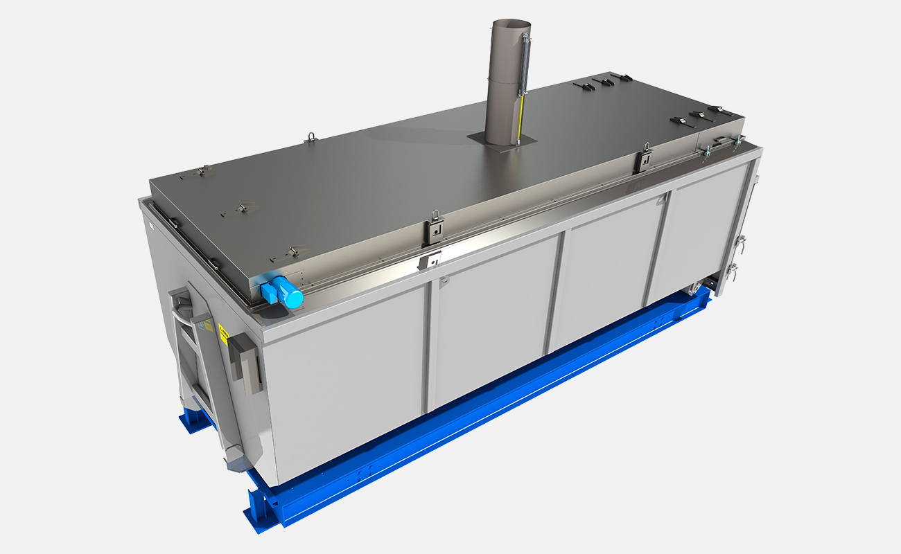 Slamcontainer for kroklift, lukket med MFS fullversjon — Kanstad ...