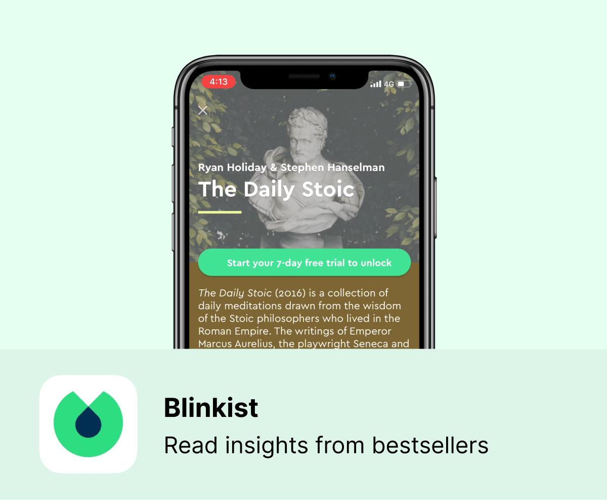 Blinkist - Searching for book summaries | UI Sources