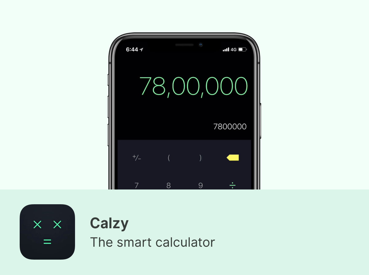 Calzy - Switching to scientific mode | UI Sources